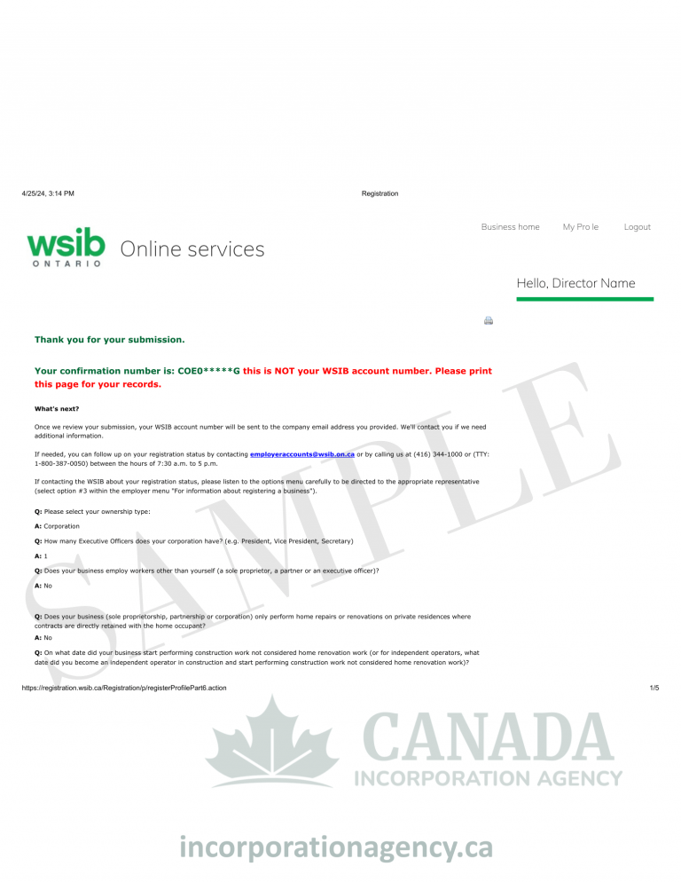 What is an Ontario Annual Return? | Canada Incorporation Agency