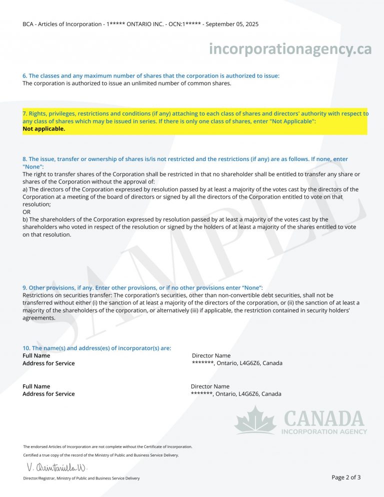 BC Society Registration | Canada Incorporation Agency
